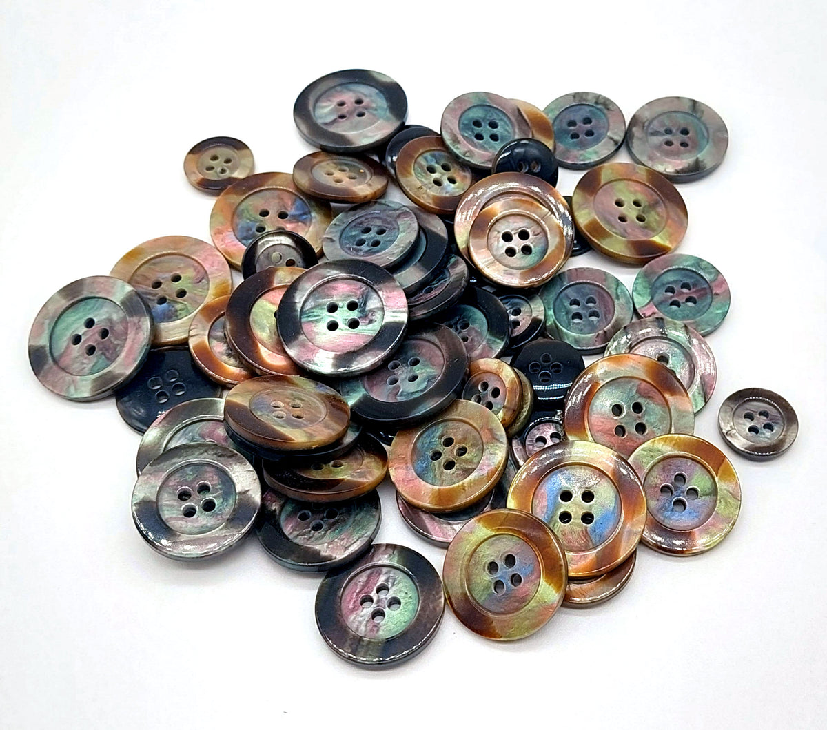 Polyester Clothing Buttons - For Sewing, Crafts, Jackets and Fabric ...